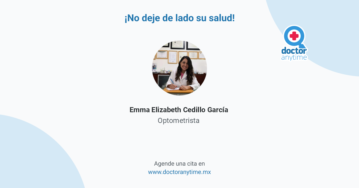 Emma Elizabeth Cedillo García, Optometrista en Guadalajara | Agenda una ...
