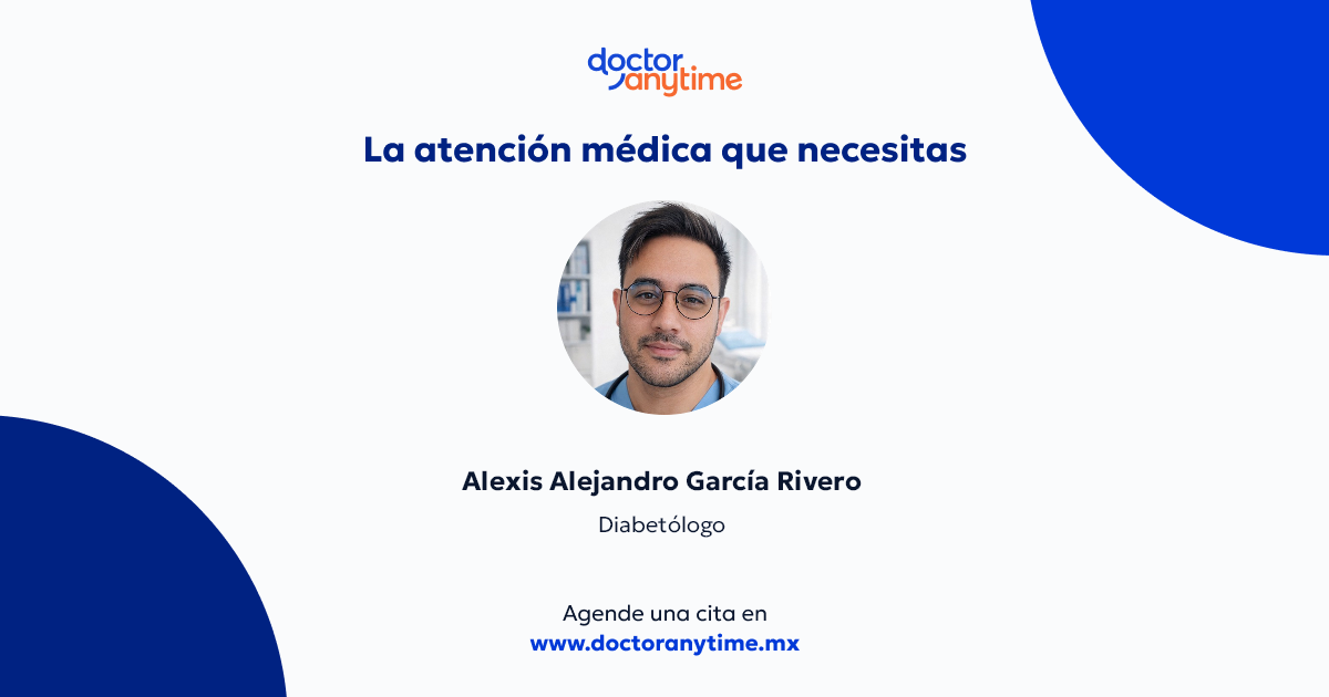 Alexis Alejandro García Rivero, Diabetólogo en Benito Juárez | Agenda ...